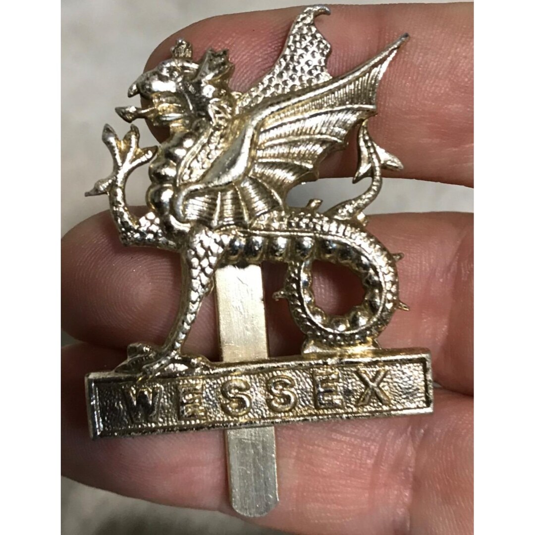 Wessex Dragon Pin Badge J.R. Gaunt London Metal Vintage Military Style ...