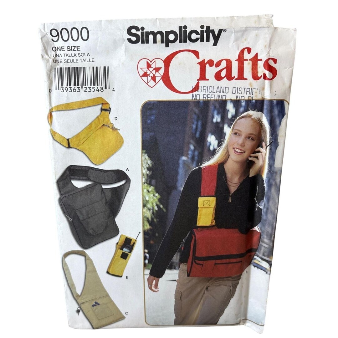 Simplicity 9000 Craft Sewing Pattern for Bags & Pouches Uncut - Etsy