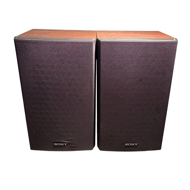 Sony SS-CNEZ30 Bookshelf Speaker System Wood Finish Compact Design - Etsy