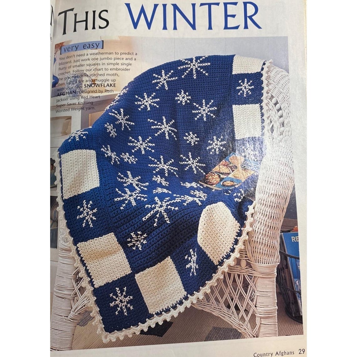 Country Afghans Magazine 2005 Edition 50 Easy Knitting & Crochet ...
