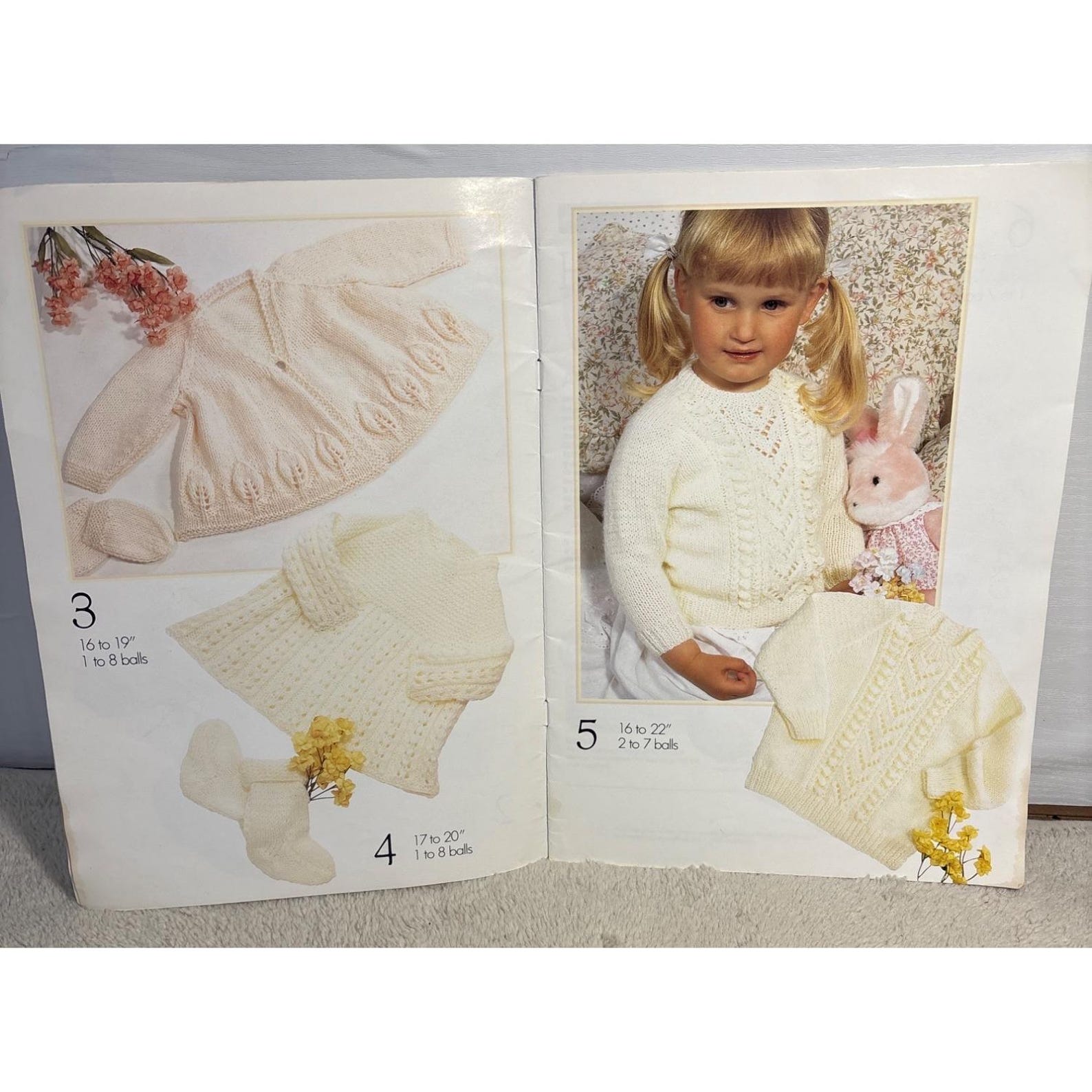 Hayfield Pretty Baby Knitting Pattern Booklet, 12 DK Designs (0-30 ...
