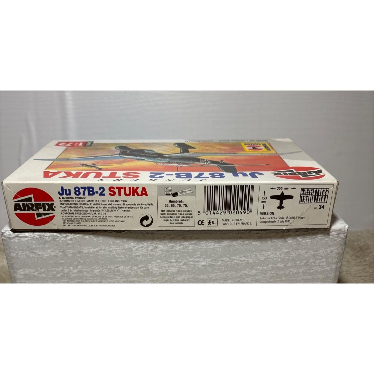 Airfix Junkers Ju 87B-2 Stuka Model Kit 1:72 Scale - Etsy