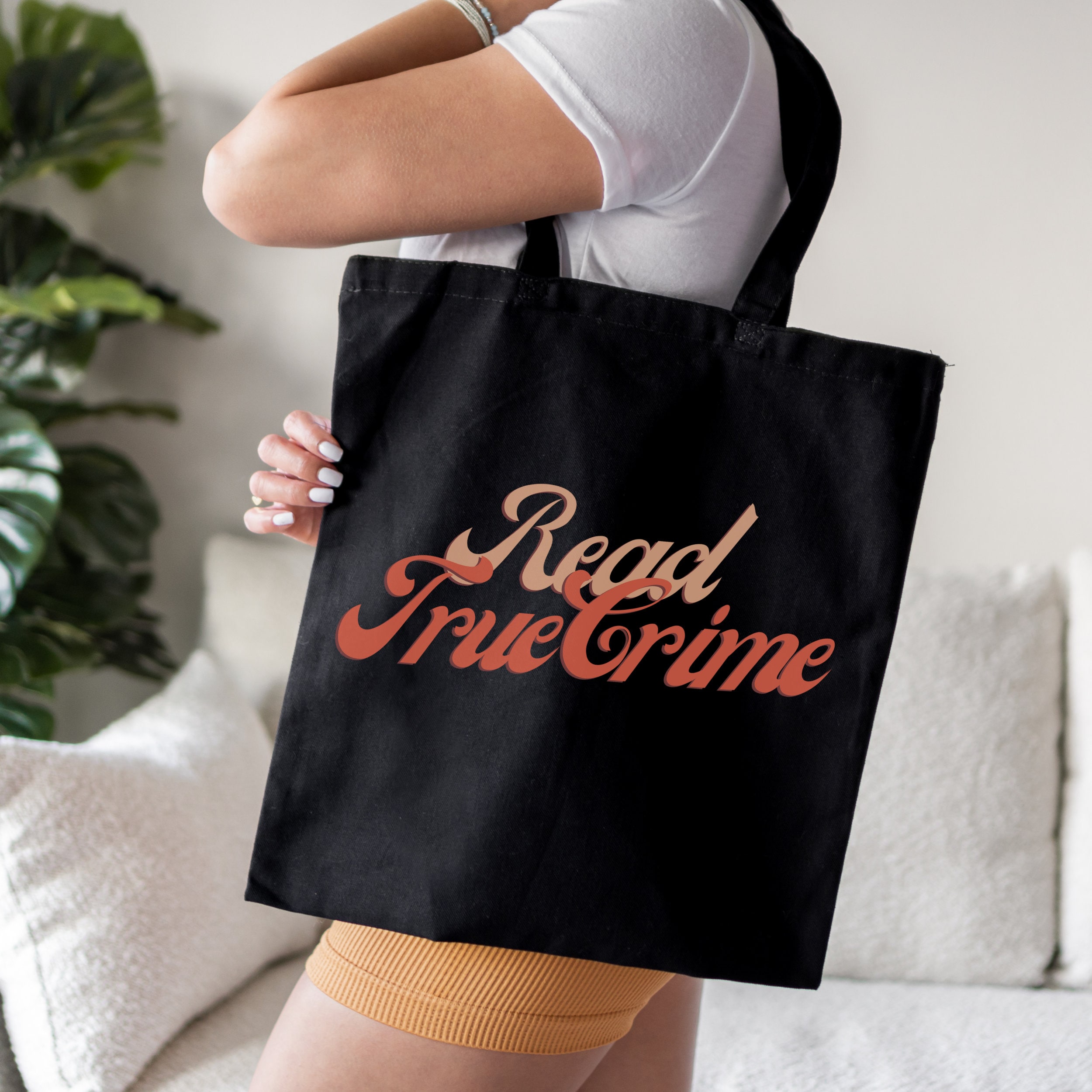 Read True Crime Tote Bag, Tote Bag for True Crime Books, True Crime ...