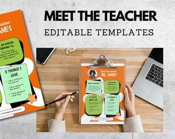 Meet the Teacher Classroom Printable Template, Teacher Intro, Magical ...