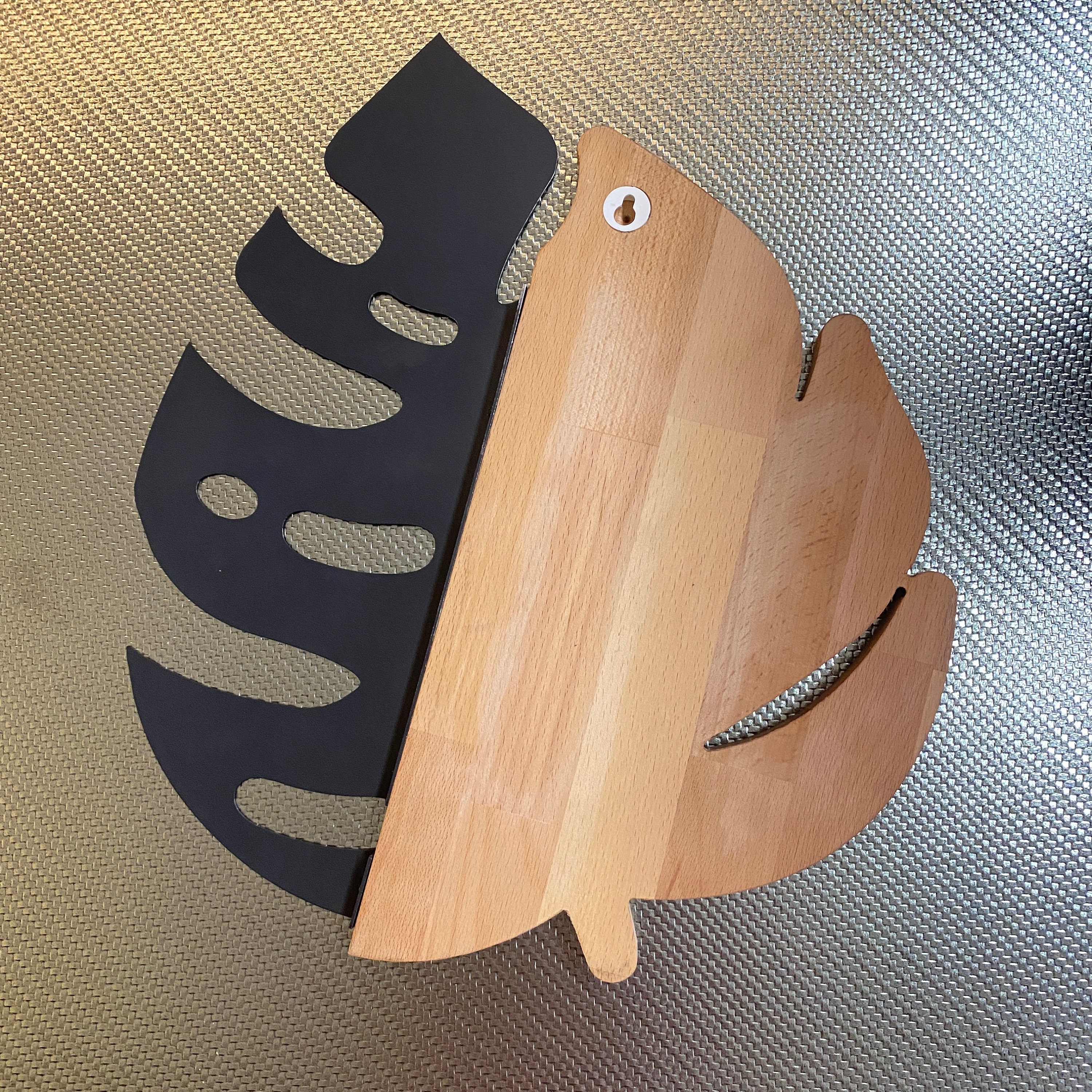 Monstera Metal and Wood Wall Art, Philderon Wall Art, Philodendron's ...