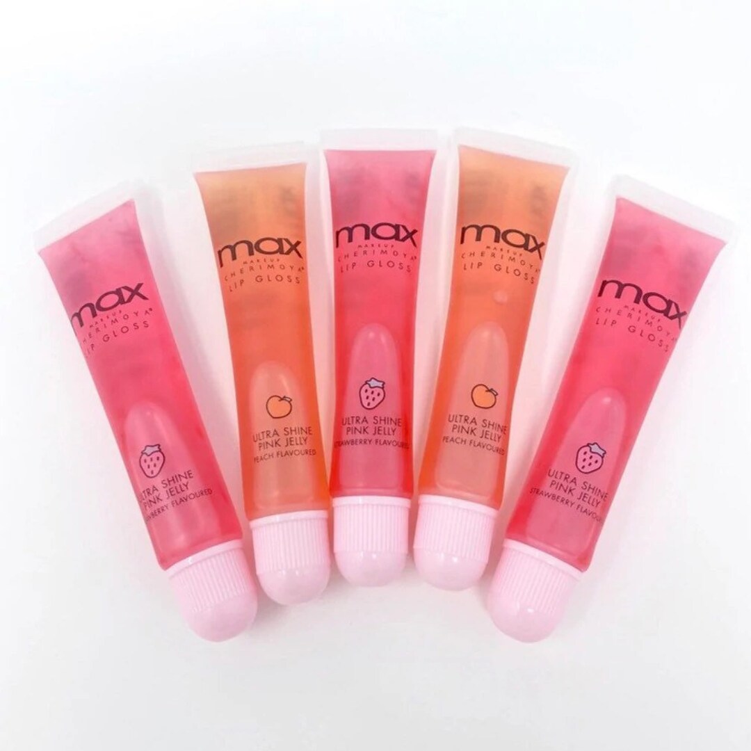 Peach or Strawberry Max Lip Gloss - Etsy