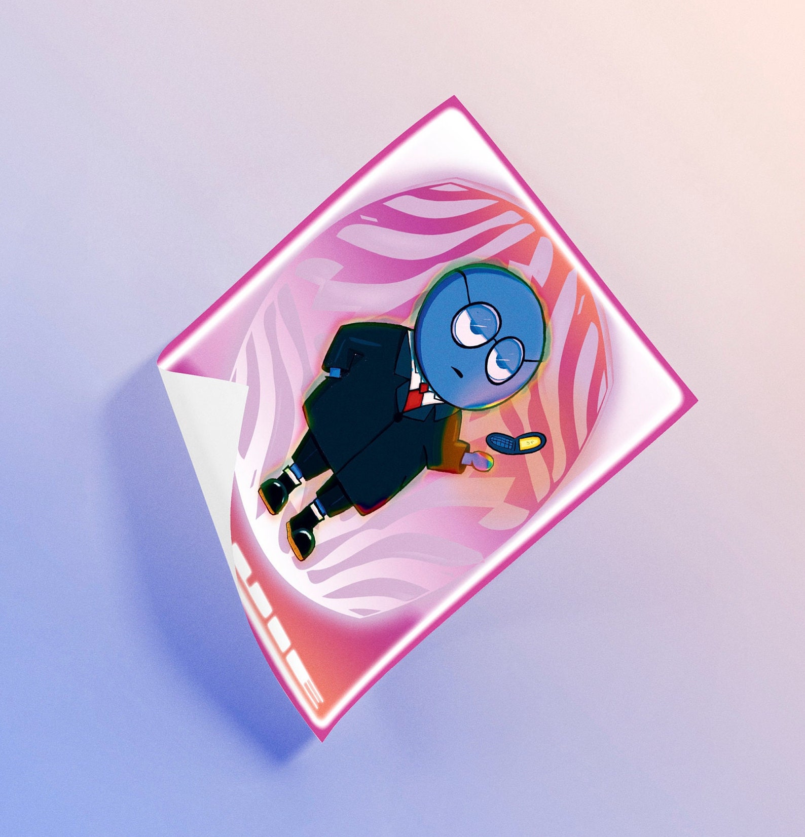 BLUIE POSTER - Universe of Light & Magic - Original Artwork - Cute ...
