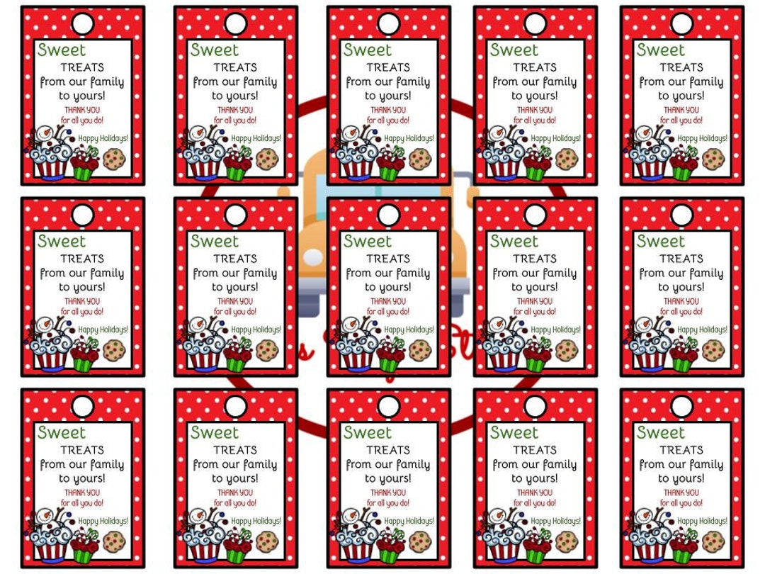 Christmas Holiday Teacher Gift Printable Tag | Christmas Teacher Tag ...
