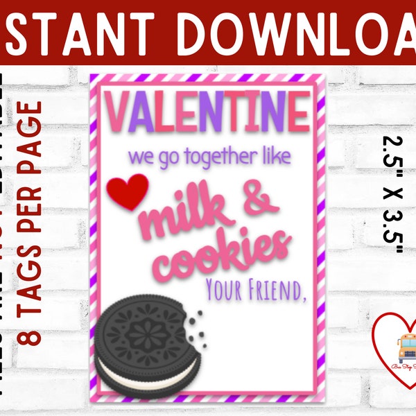 Cookies and Milk We Go Together - Etsy