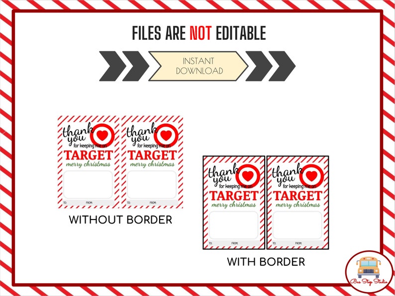 Christmas Tag | Teacher Appreciation Printable Gift Card Holder | on ...