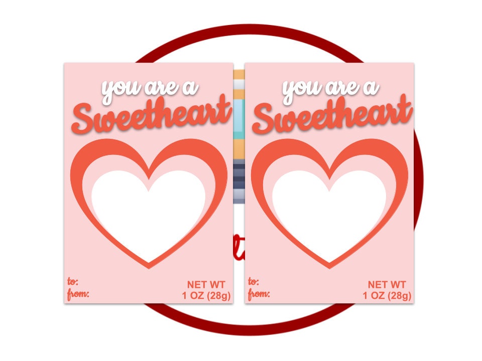 Printable Cookie Card, Instant Download Valentine Card, Valentine Tag ...