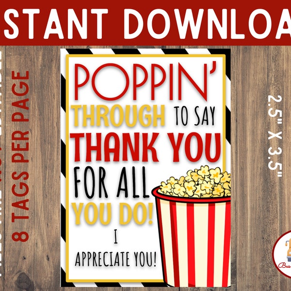 Printable Popcorn - Etsy