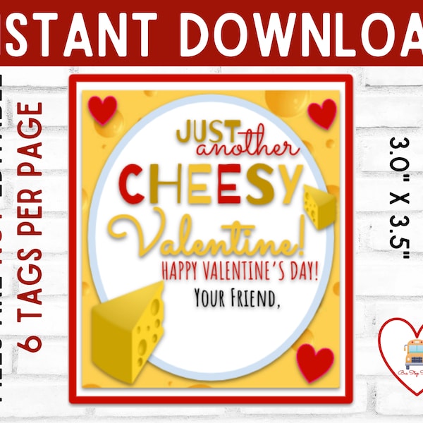 Cheesy Valentine - Etsy