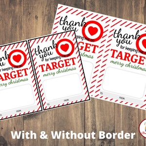 Christmas Tag | Teacher Appreciation Printable Gift Card Holder | on ...