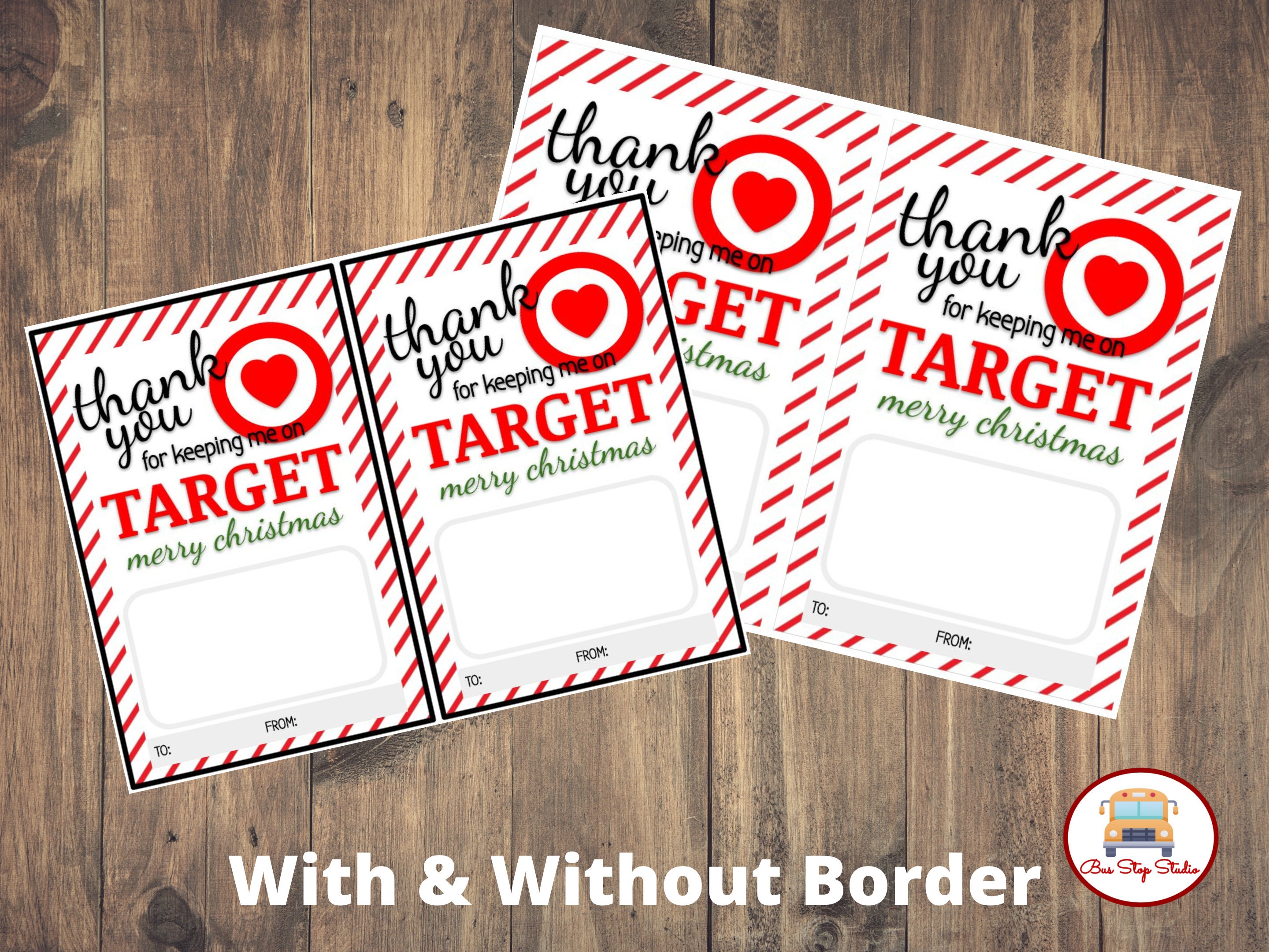 Christmas Tag | Teacher Appreciation Printable Gift Card Holder | on ...