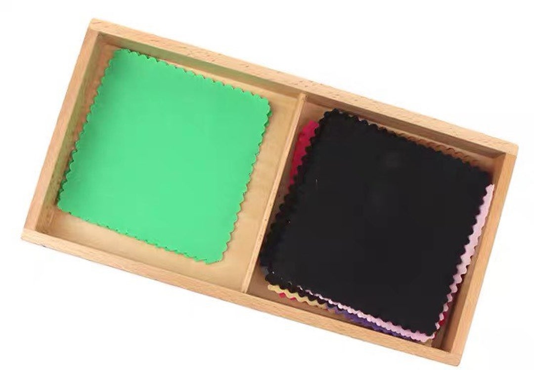 Fabric Box 1 Montessori Sensorial Activity Sensory Fabric Squares ...