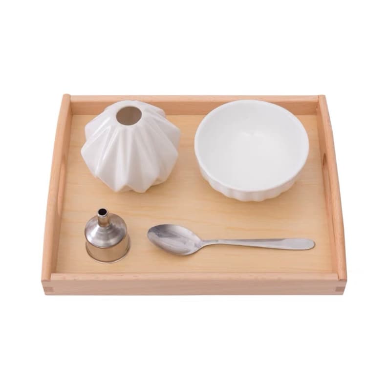 Spooning Scooping Beans Dry Transferring Montessori Practical - Etsy UK