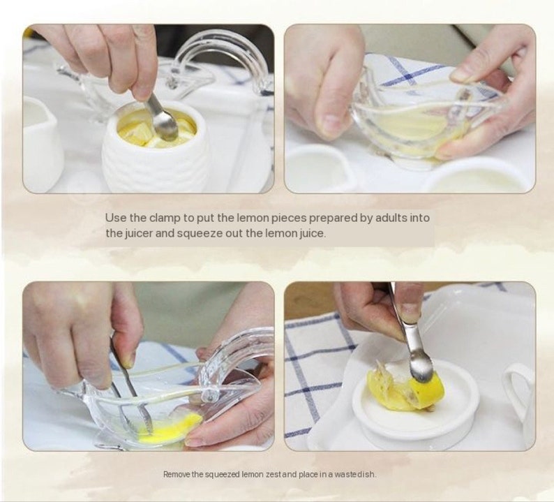 Lemon Juice Preparation Squeezing Montessori Practical Life - Etsy