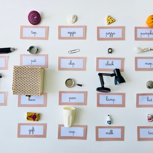 Object Box 1 Montessori Language Materials, Alphabet Sounds, Phonetic ...