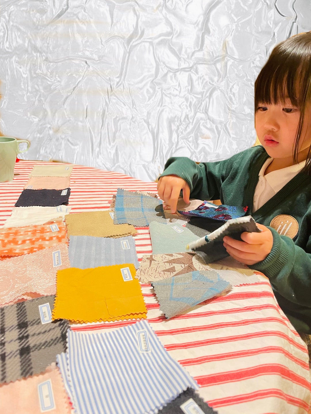 Fabric Box 1 Montessori Sensorial Activity Sensory Fabric - Etsy