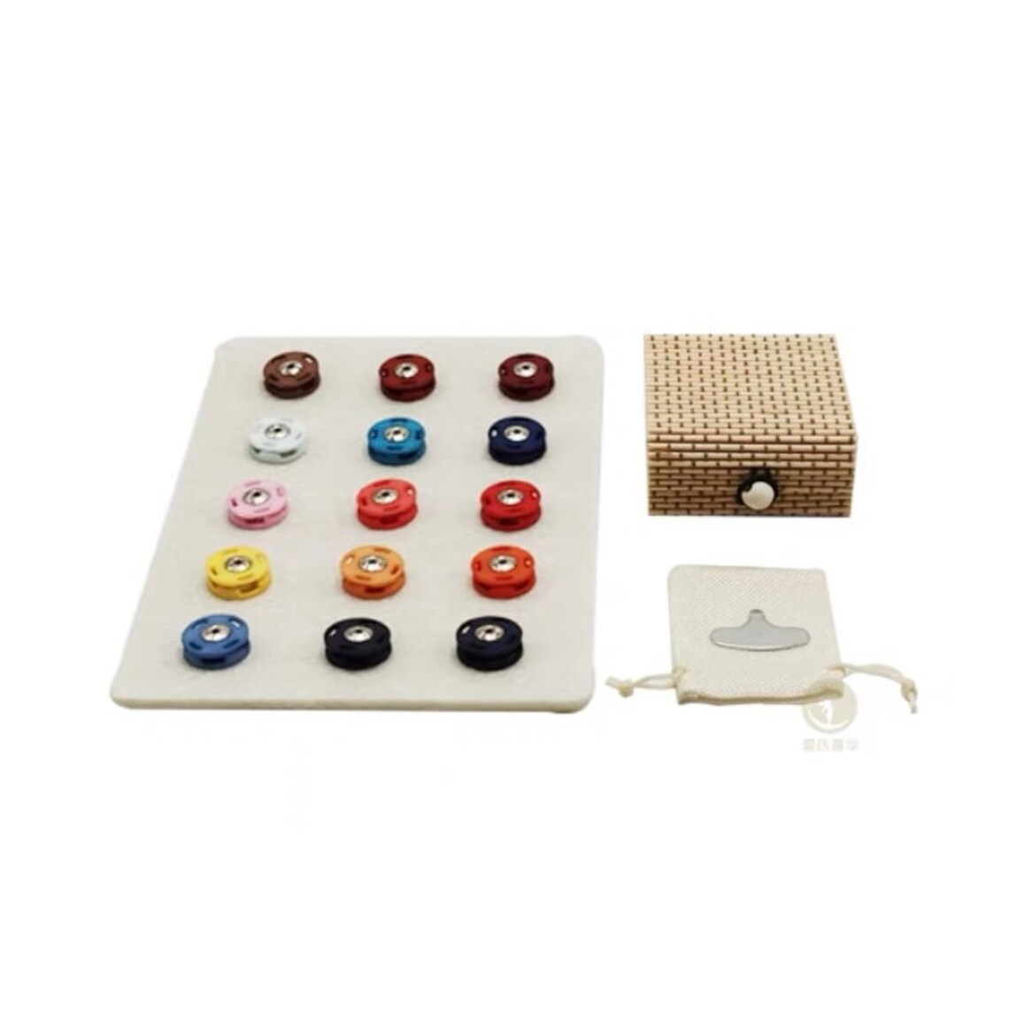 Pressing a Button Montessori Practical Life Activity Fine Motor Skill 2 ...