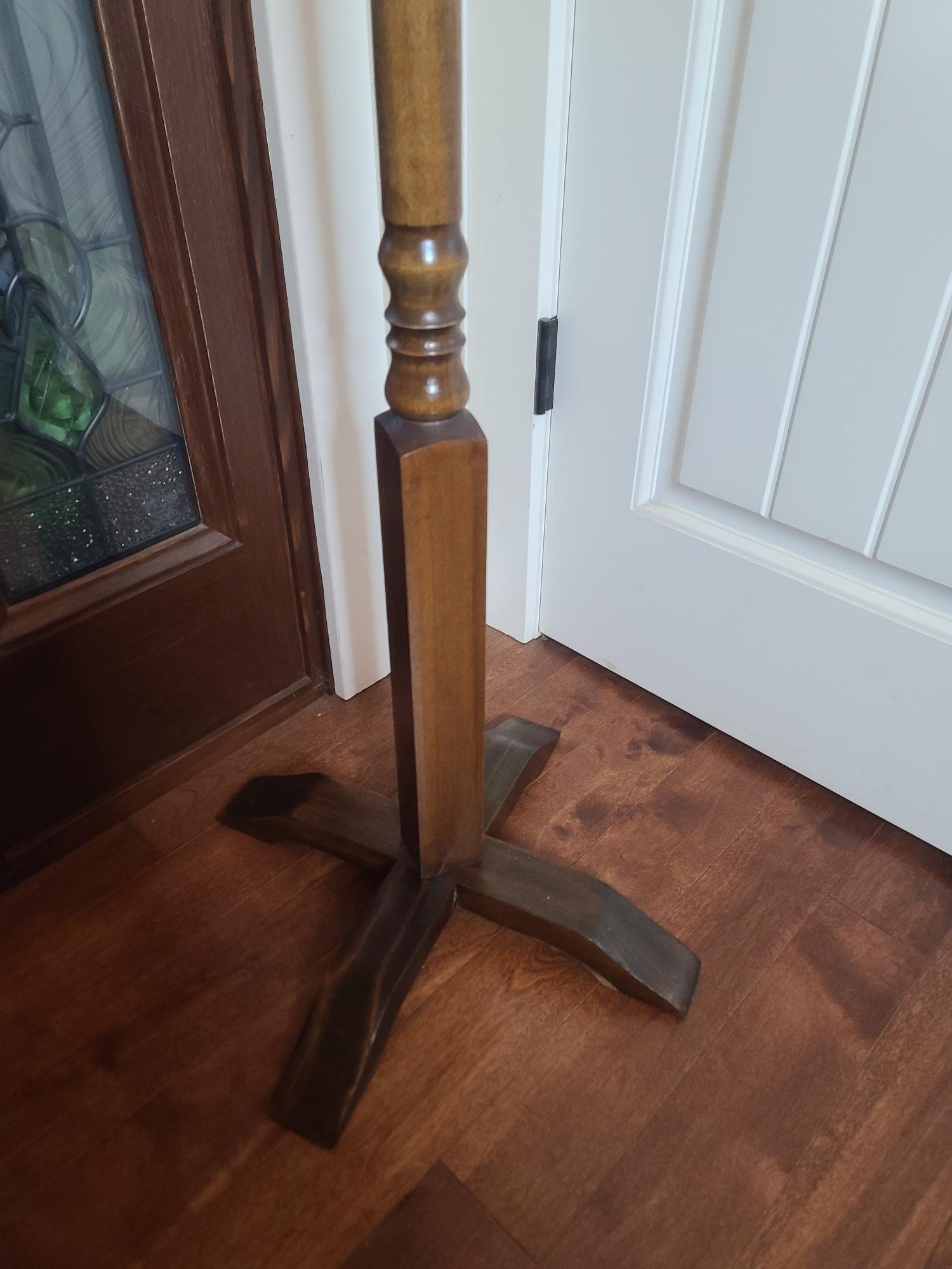 Classic Midcentury Solid Walnut Coat Rack/stand - Etsy