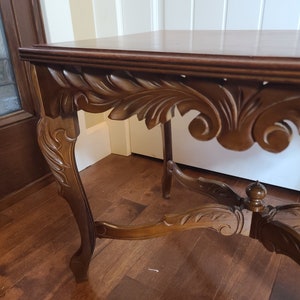 Absolutely Stunning 1920s Ornately Carved Walnut Table - Etsy