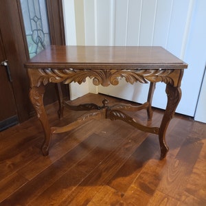 Absolutely Stunning 1920s Ornately Carved Walnut Table - Etsy