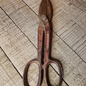 Antique Tool - 100 Year Old Shears/tin Snips - Etsy