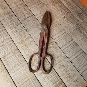 Antique Tool - 100 Year Old Shears/tin Snips - Etsy