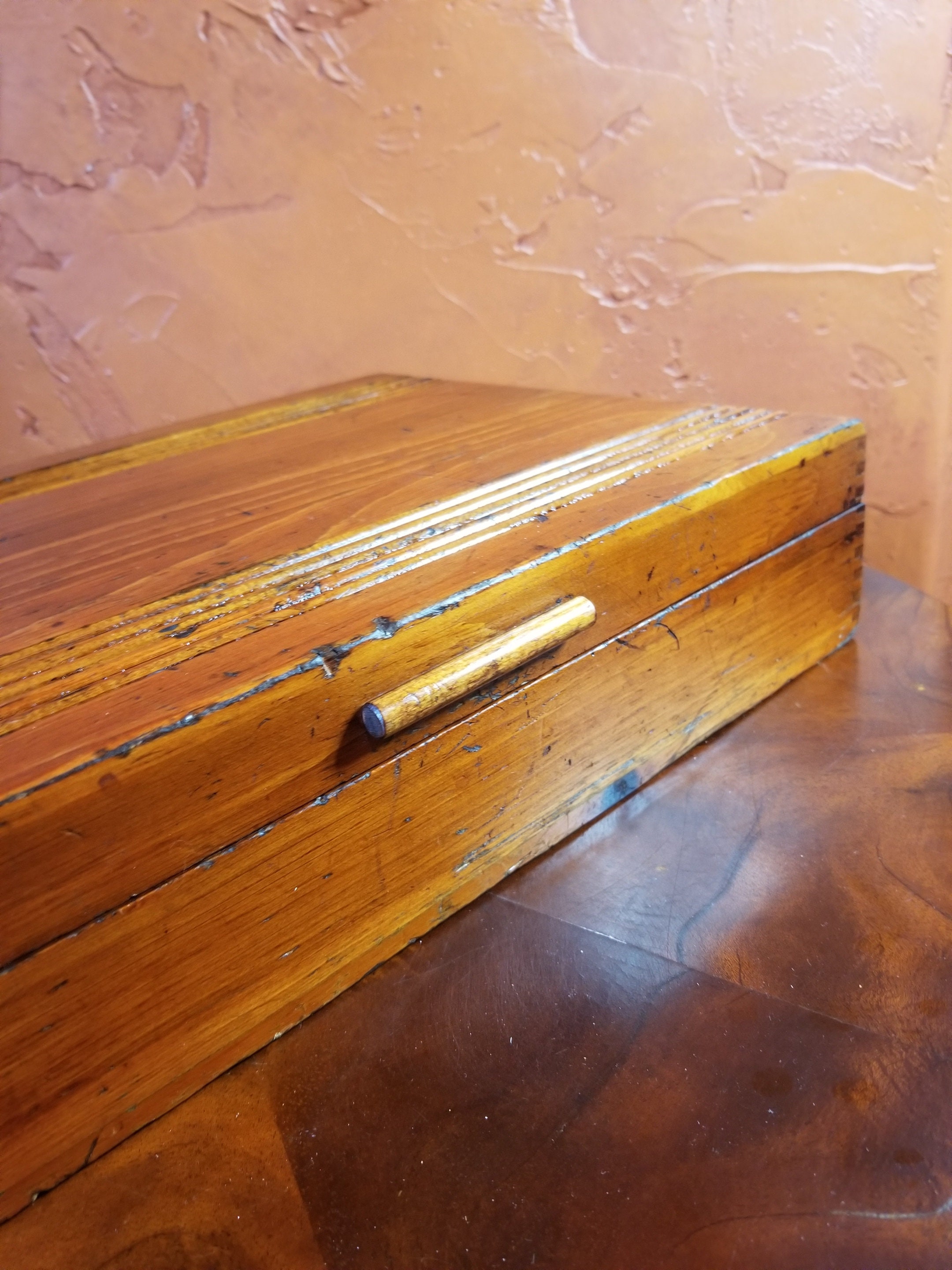 Vintage 1940s "tarnish-proof Chest" Silverware/flatware Case With Rich ...