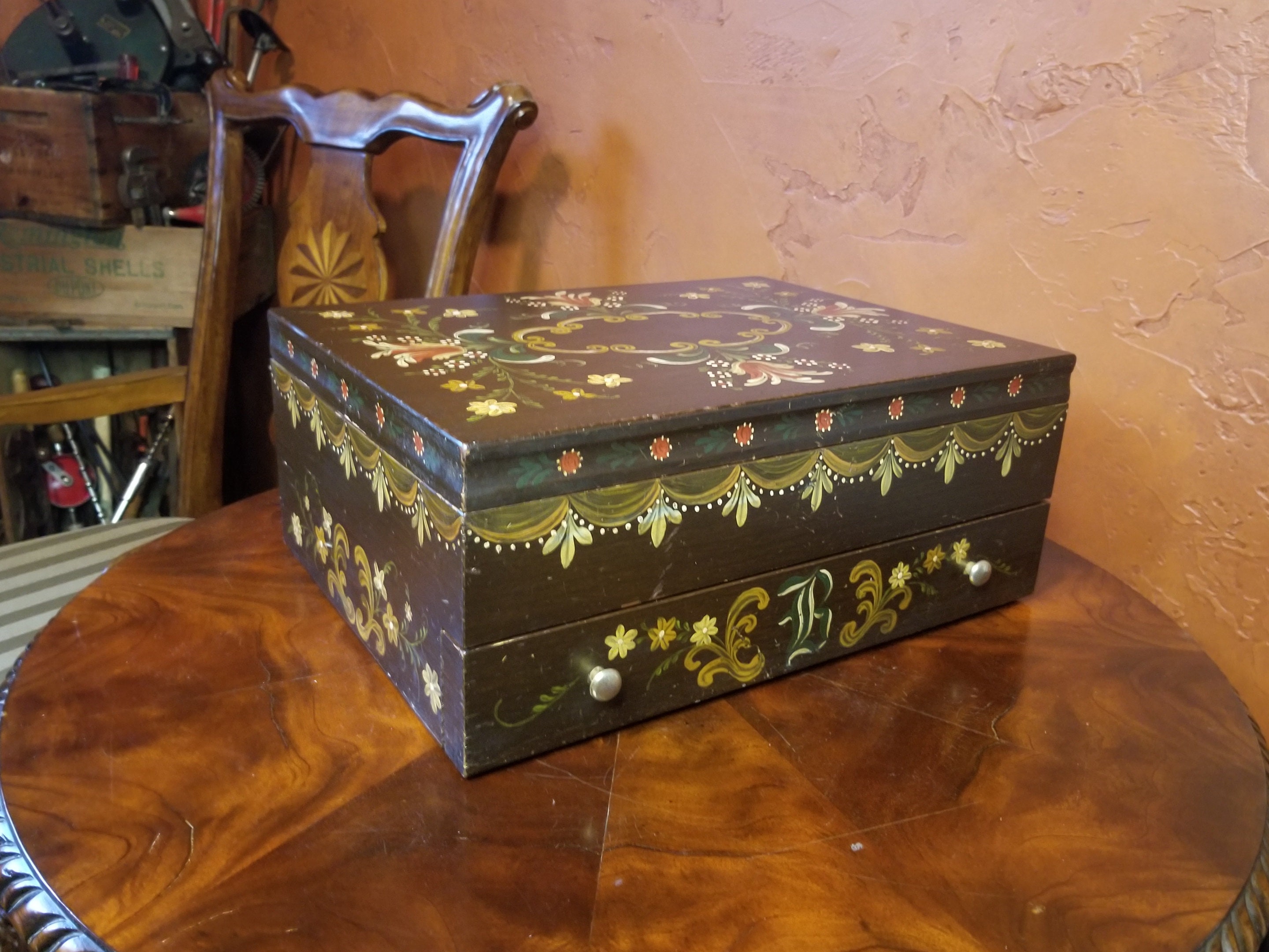 Kitchen & Dining Original Hand Painted Inspired by Van Gogh Almond ...