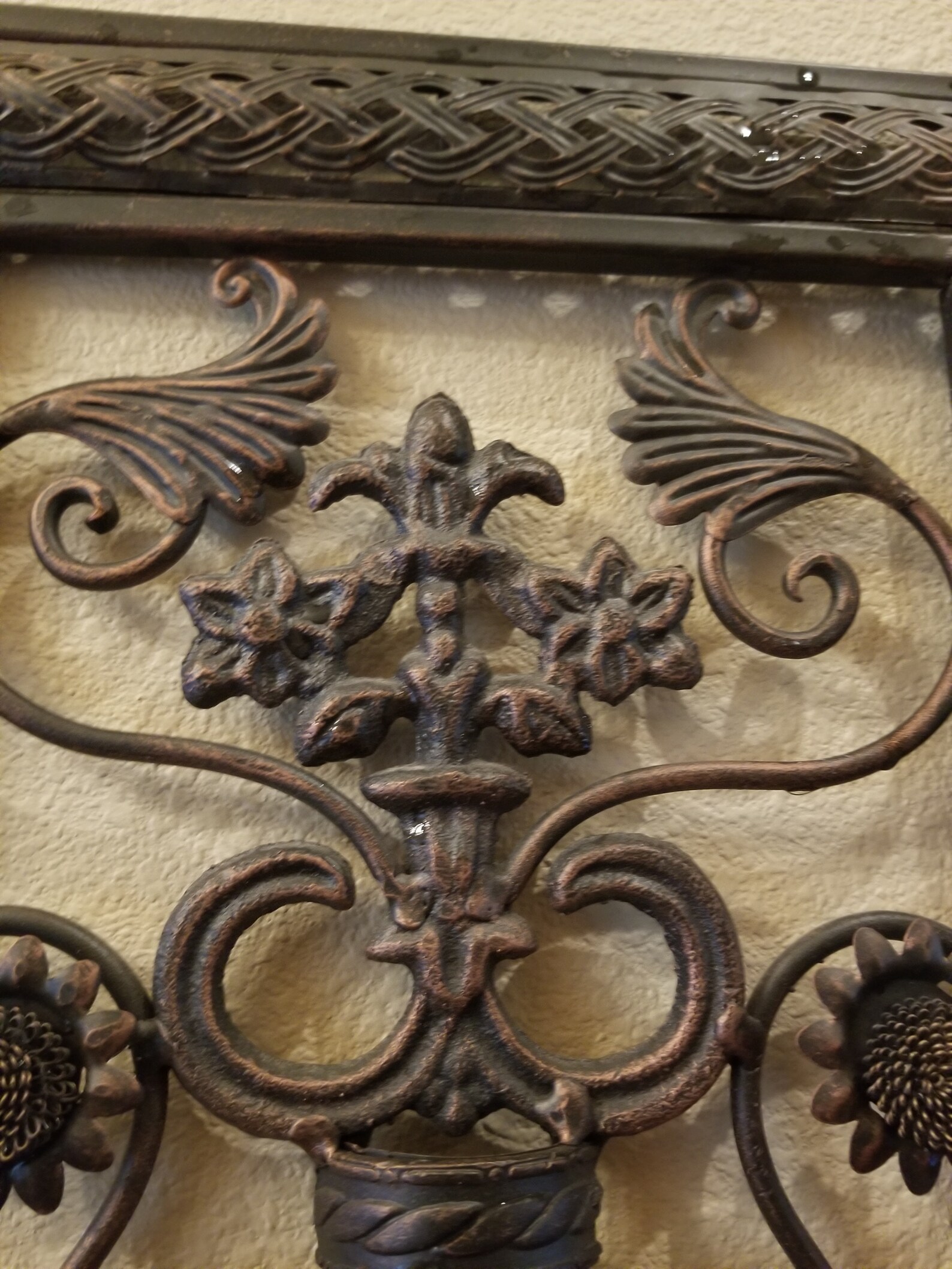 Beautiful Vintage Open Metal Work Wall Hanging - Etsy Canada