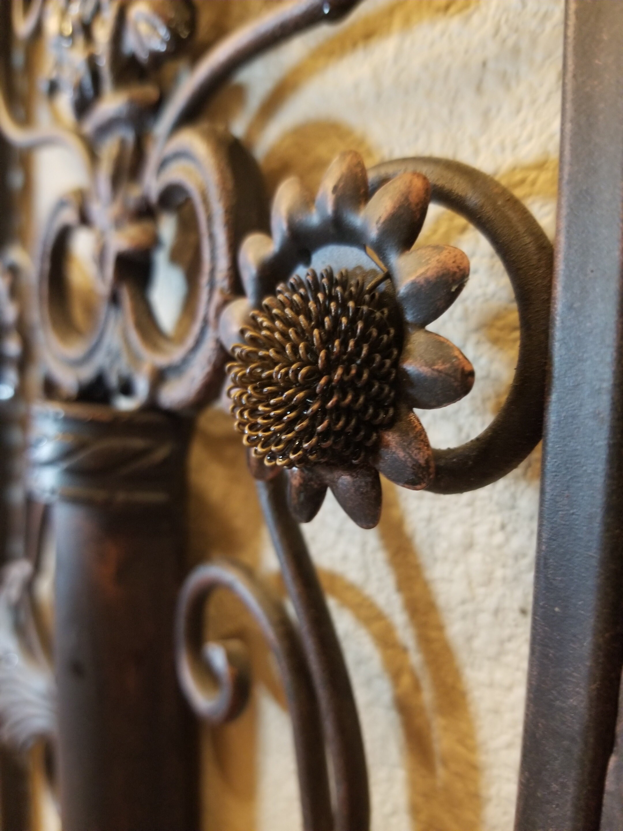 Beautiful Vintage Open Metal Work Wall Hanging - Etsy Canada