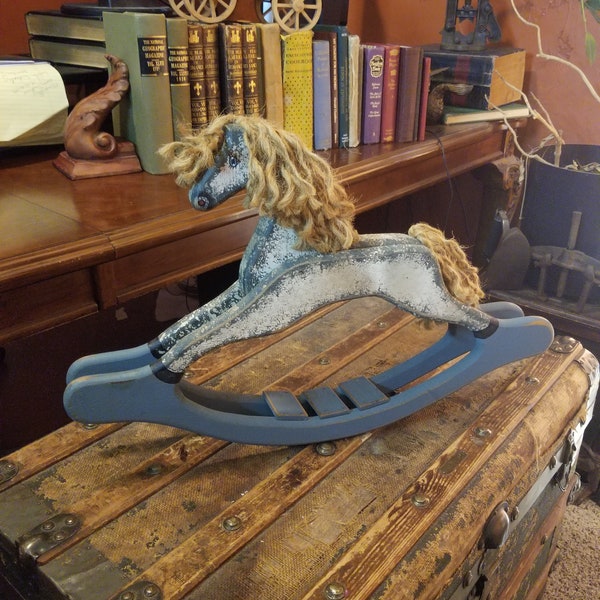 Wooden Rocking Horse - Etsy