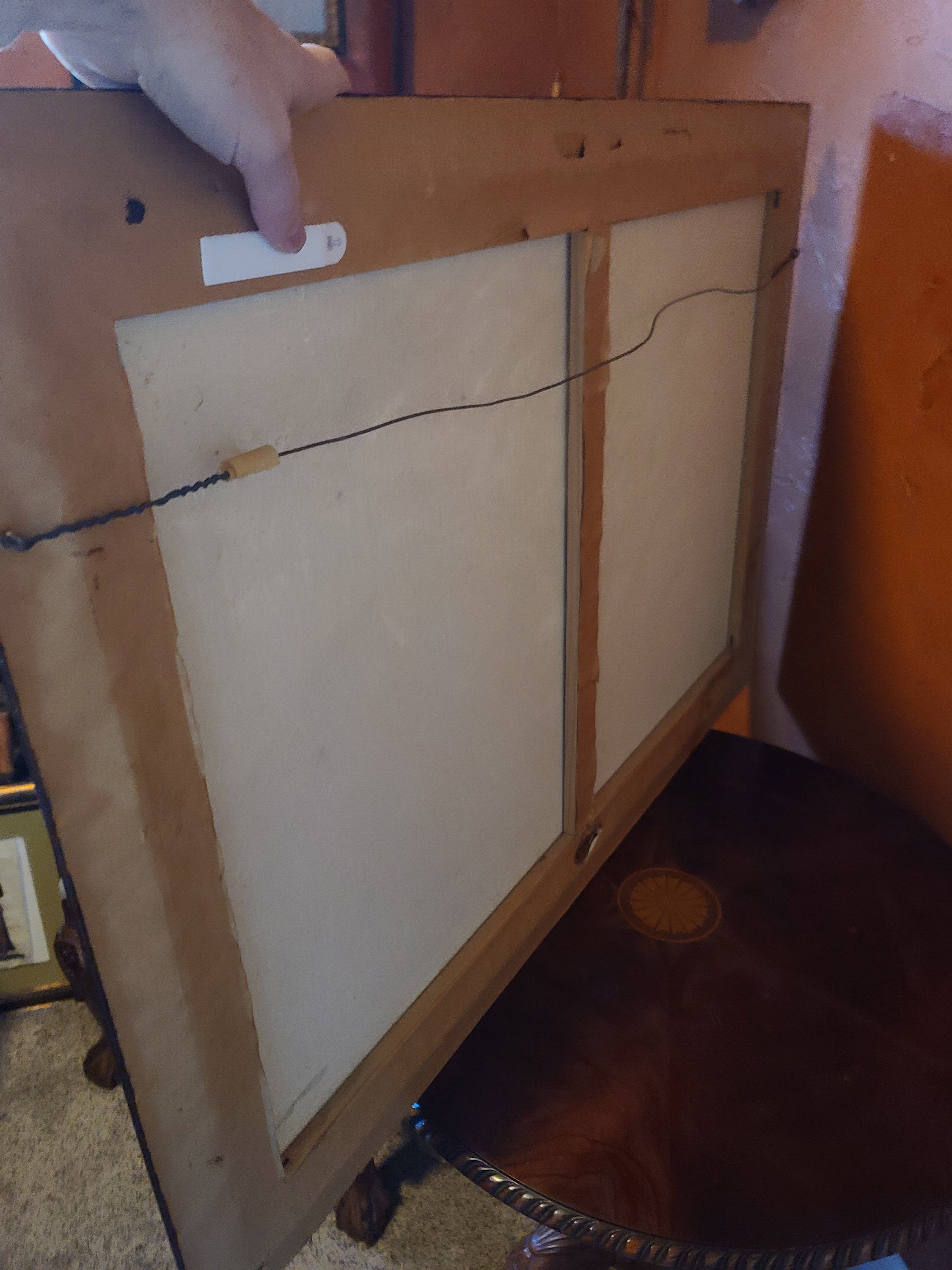 Large, Beautiful, Original Oil on Canvas Painting - 1800s Warf/nautical ...