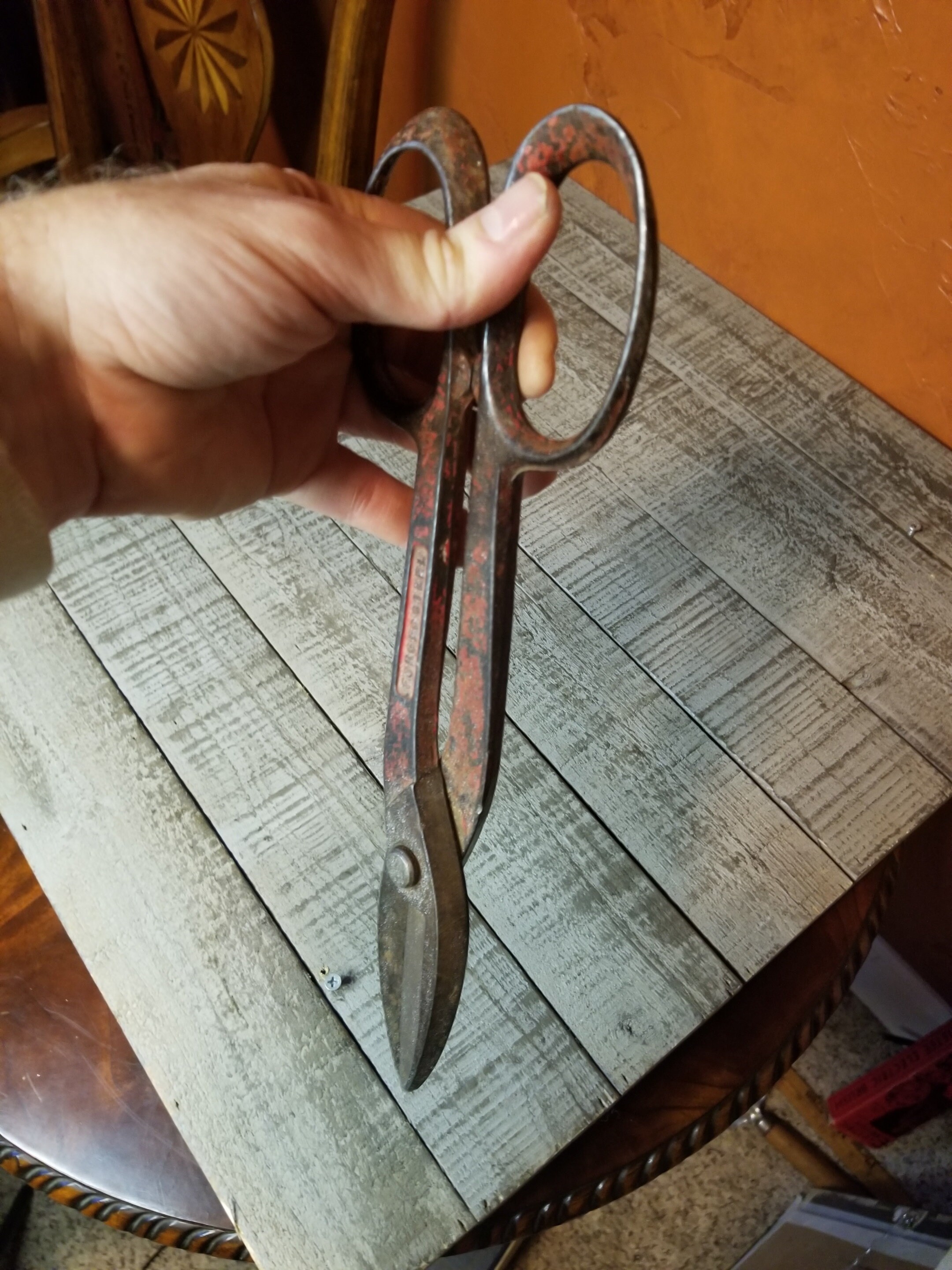 Antique Tool - 100 Year Old Shears/tin Snips - Etsy