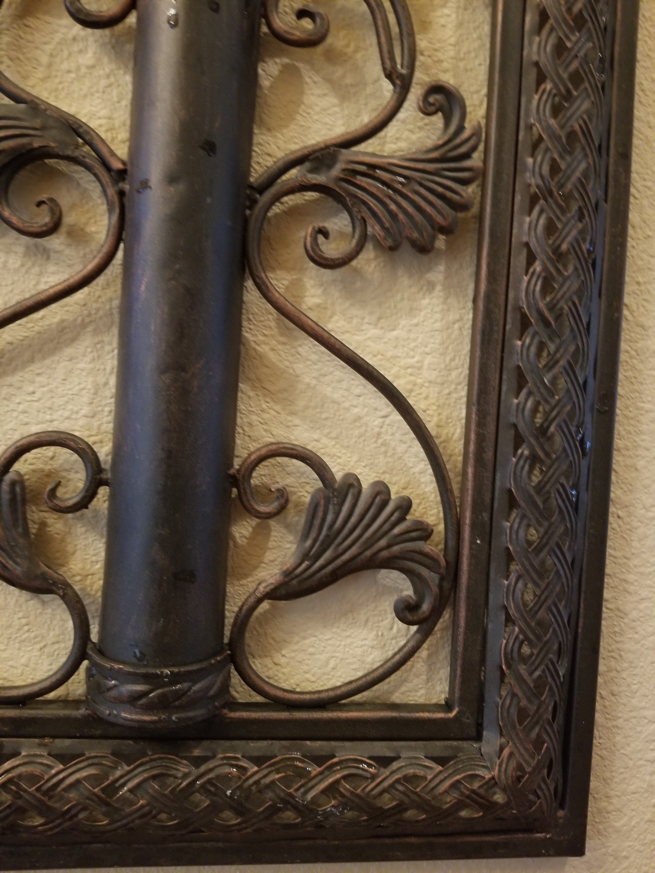 Beautiful Vintage Open Metal Work Wall Hanging - Etsy Canada