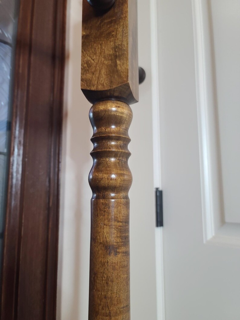 Classic Midcentury Solid Walnut Coat Rack/stand - Etsy