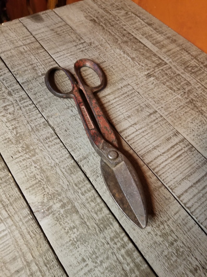 Antique Tool - 100 Year Old Shears/tin Snips - Etsy