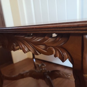 Absolutely Stunning 1920s Ornately Carved Walnut Table - Etsy