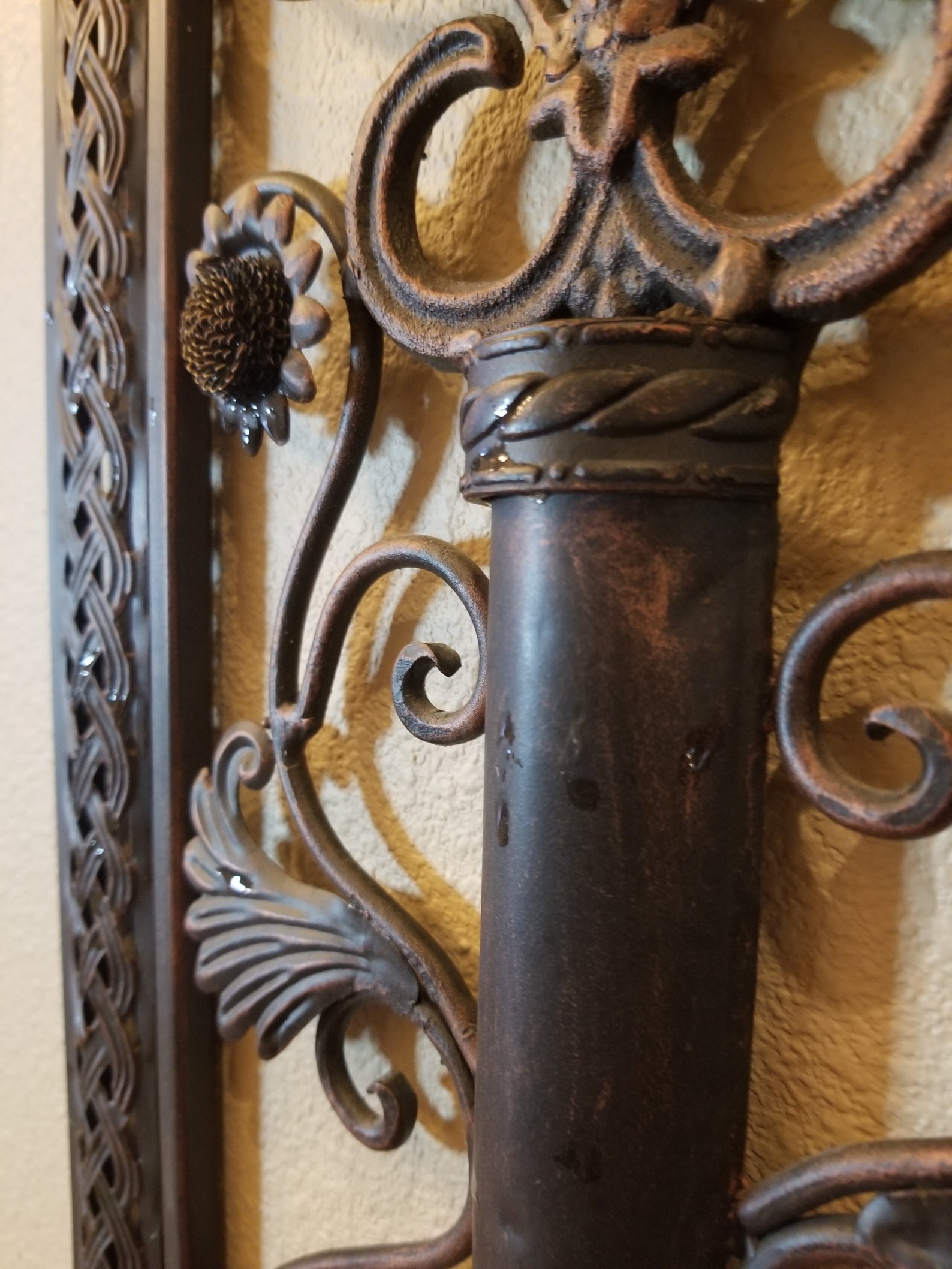 Beautiful Vintage Open Metal Work Wall Hanging - Etsy Canada