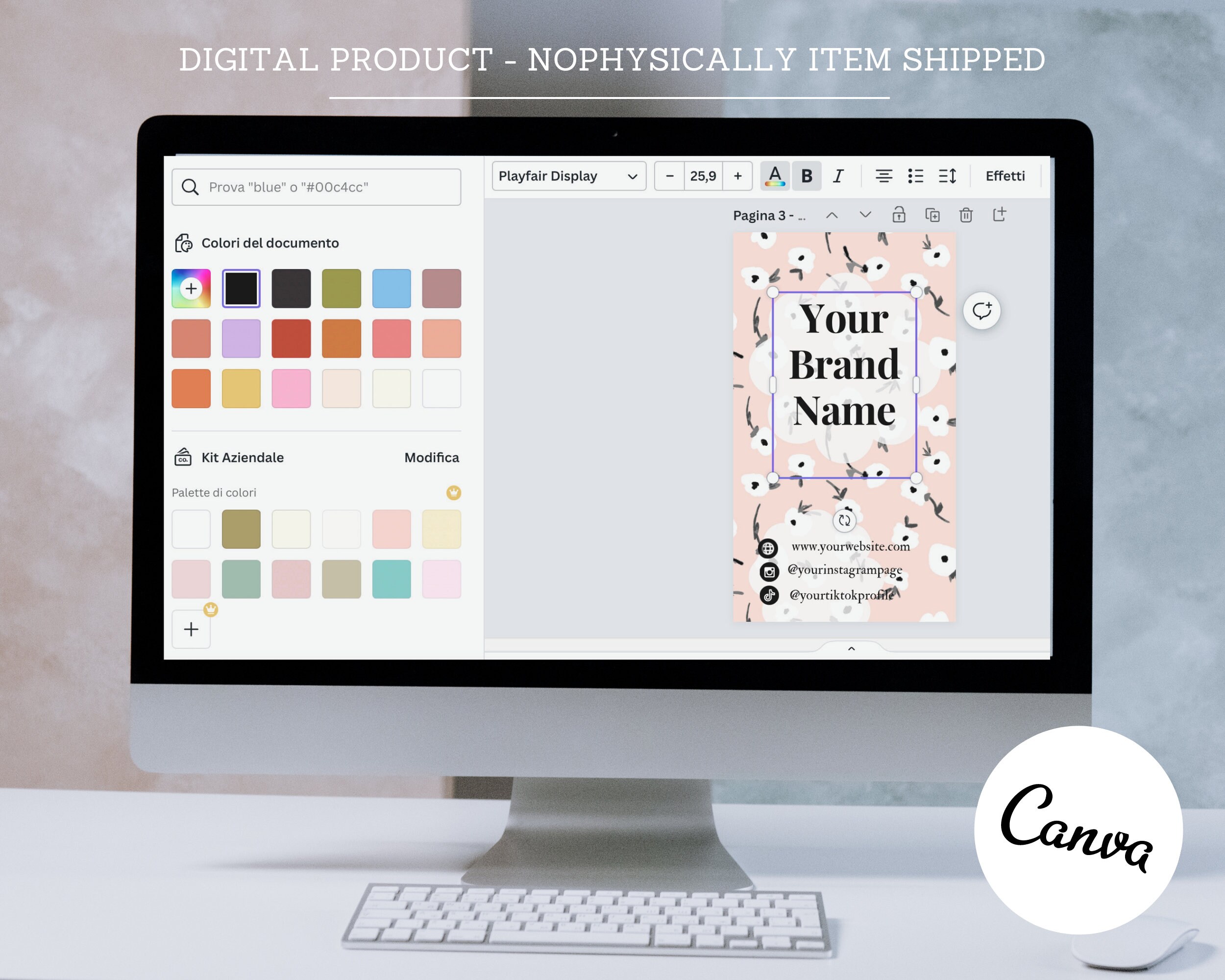 Editable Hang Tag Bundle, Editable Price Tag Template, Product Tags ...