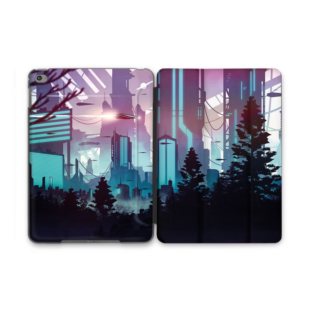 Futuristic City iPad Smart Case New 2025 iPad Air 11 Japanese Anime ...