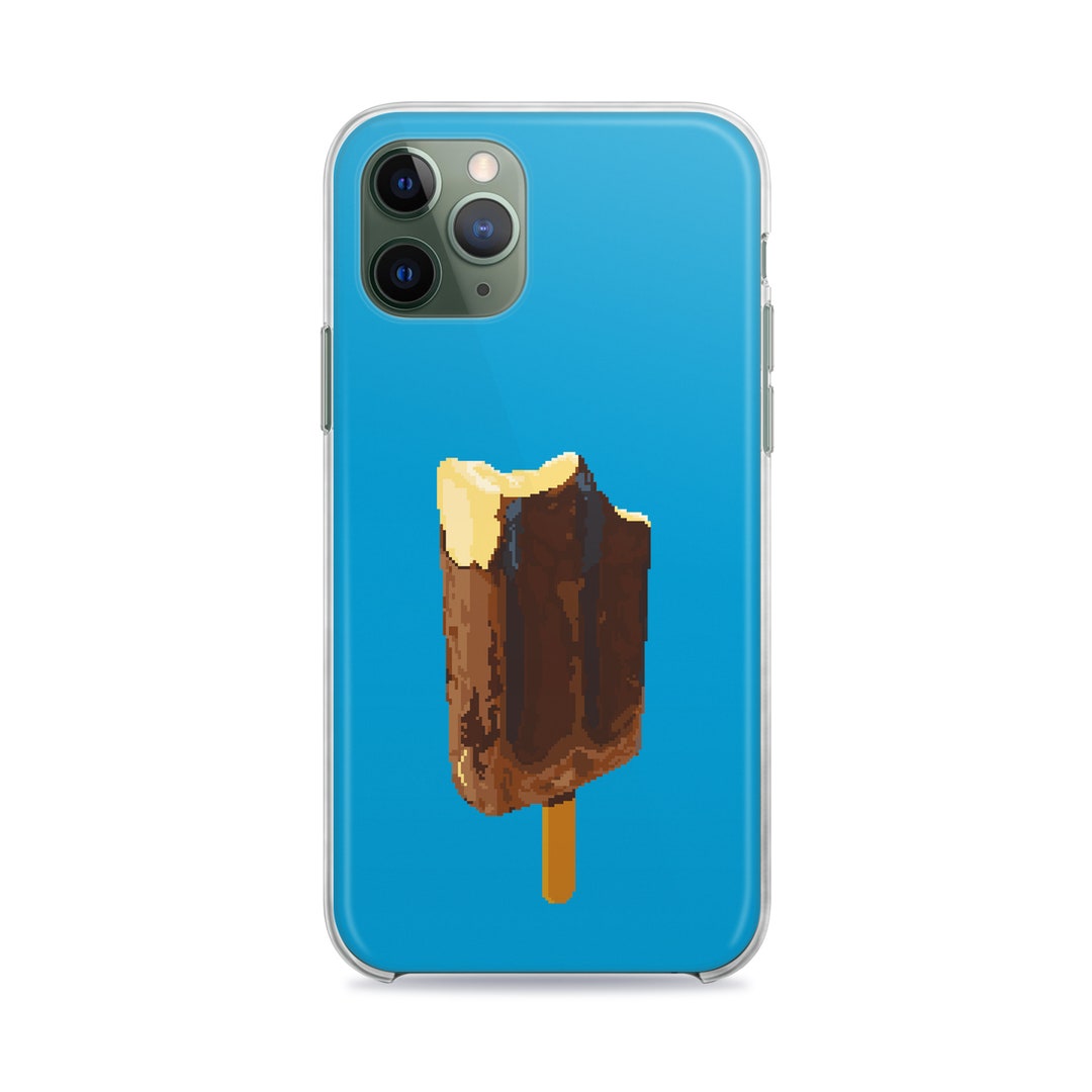 Pixel Art Icecream Eskimo Phone Case for iPhone 15 14 Minimalistic Art ...