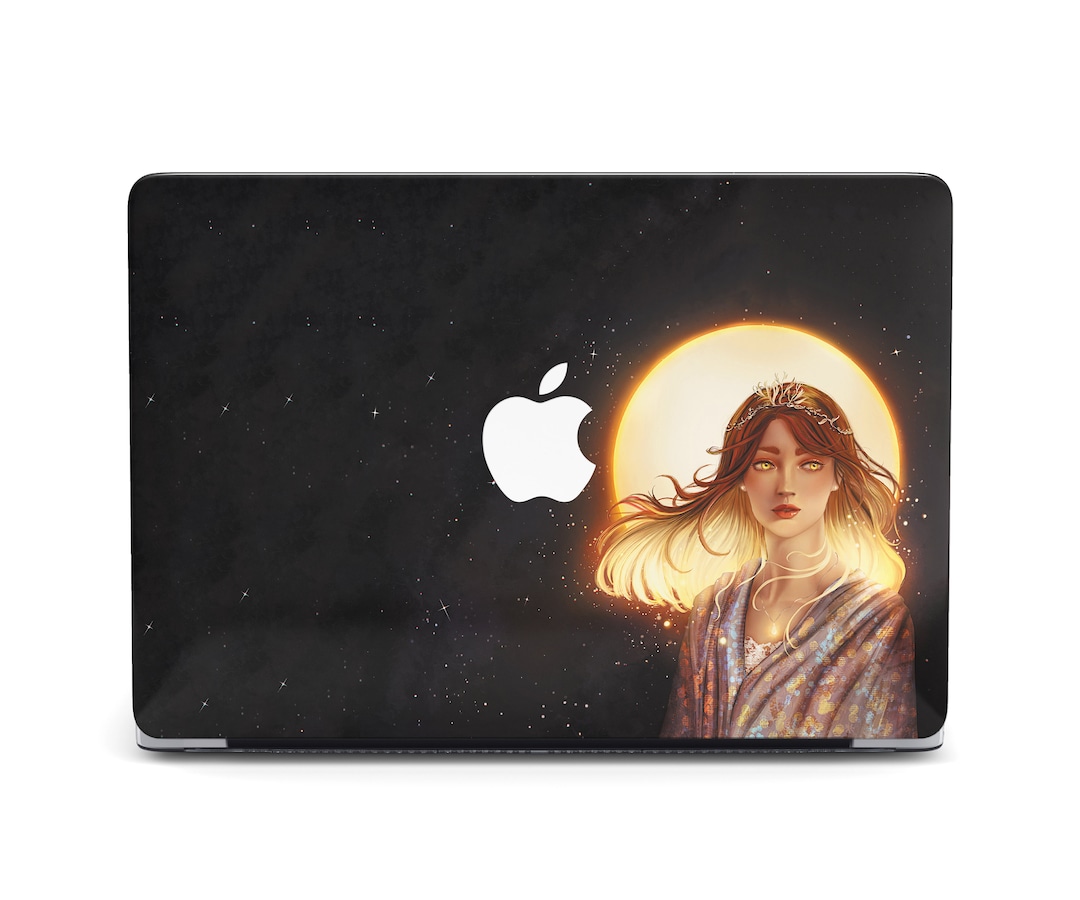 Celestial Anime Girl Moon Art Apple MacBook Pro 13 16 A2141 A2338 Art ...