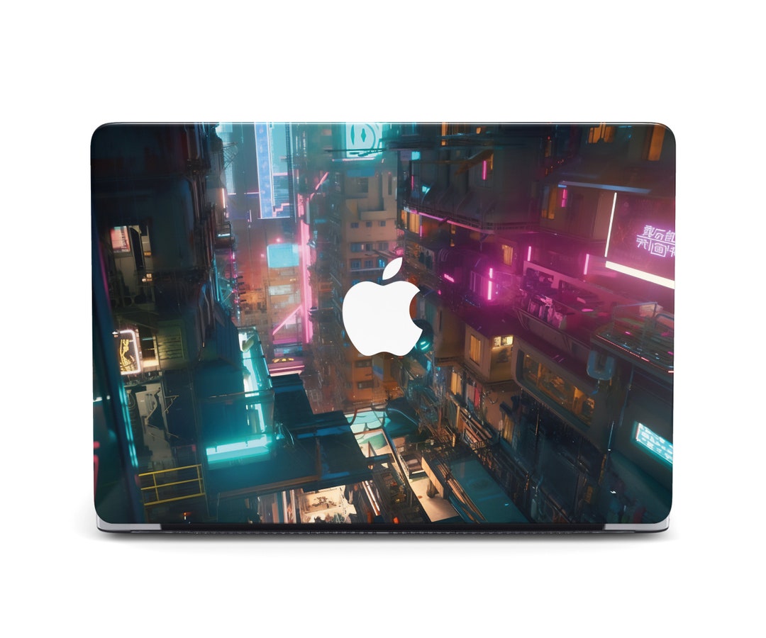 Night Neon City Cyber Punk Futuristic MacBook Pro 13 16 A2141 A2338 ...