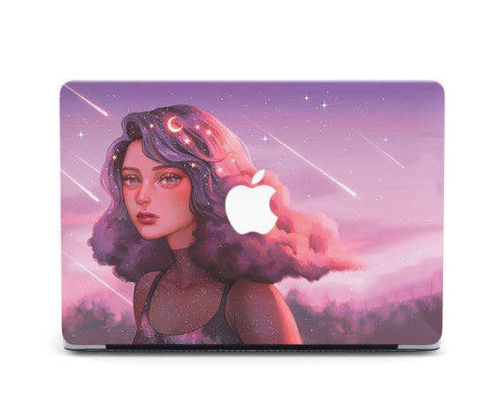 Cute Anime Girl Pink Sky Macbook Case for Macbook Air Cloudy - Etsy