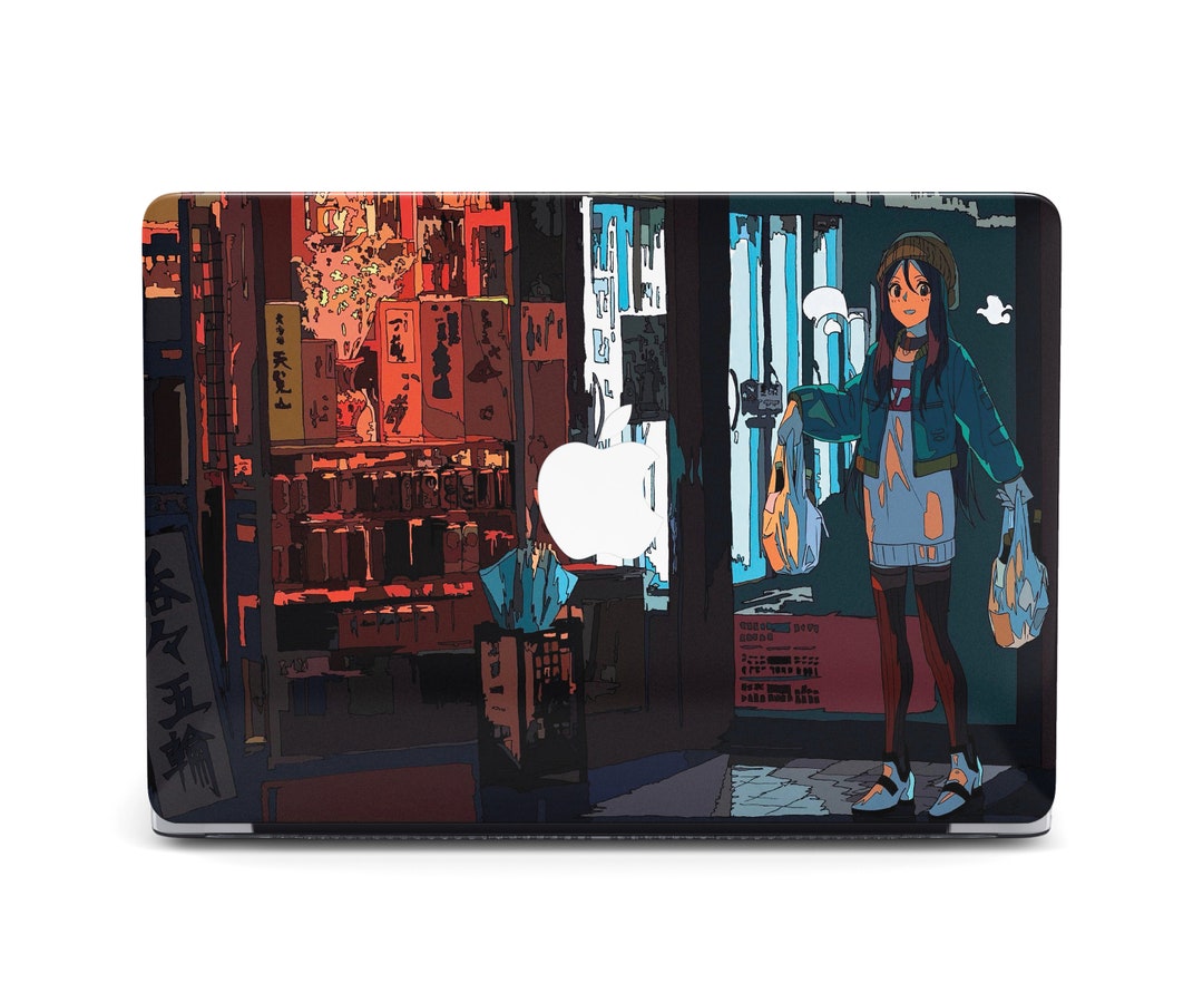 Anime Girl Simple Manga Character 2021 MacBook M3 Max 16 MacBook Pro 13 ...