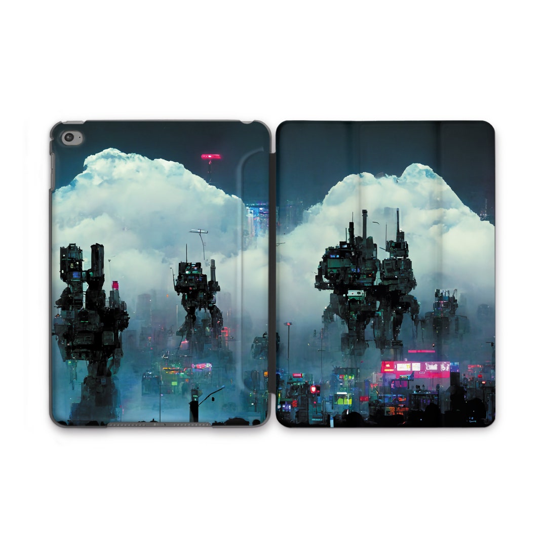 Cyberpunk City iPad Smart Case New 2025 iPad Air 11 Japanese Futuristic ...